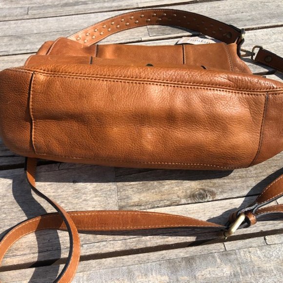 Sundance | Bags | New Flap Bag In Cognac Leather From Sundance | Poshmark